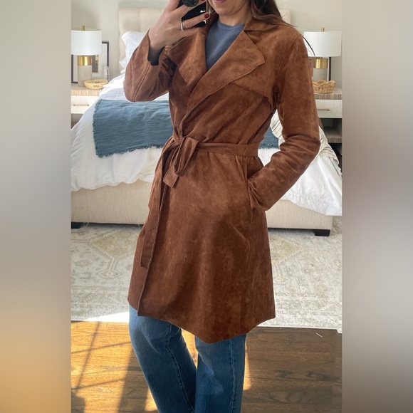 Blank NYC | Jackets & Coats | Blank Nyc Coco Faux Suede Trench Coat ...